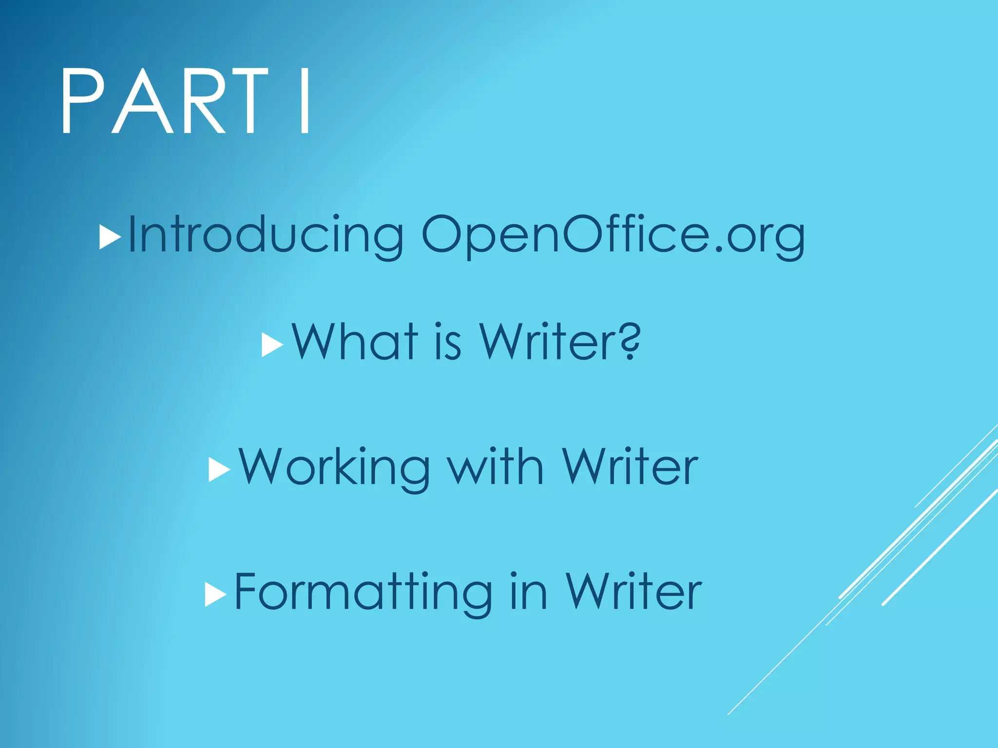 Openoffice writer | PPTX