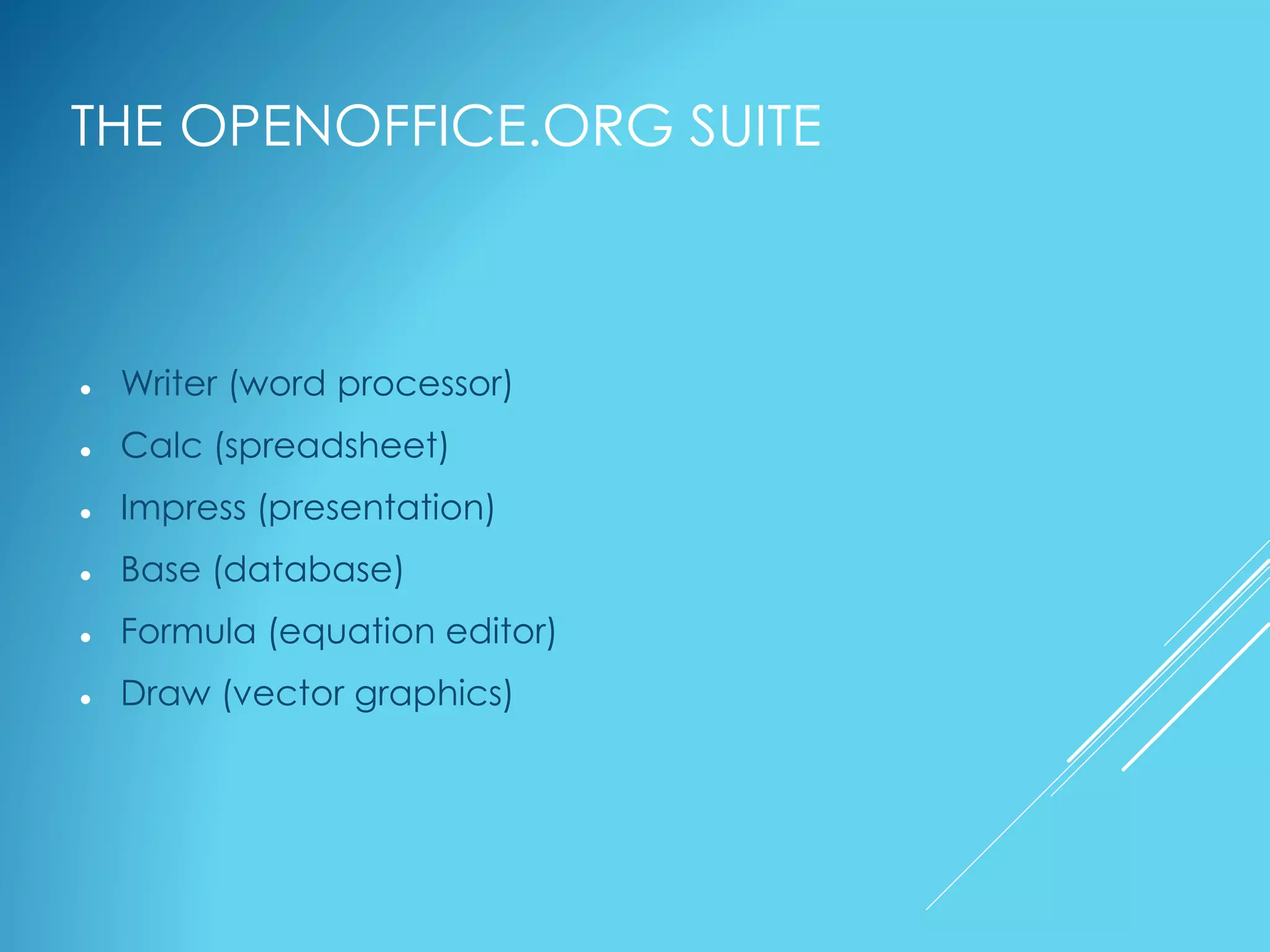 Openoffice writer | PPTX