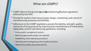 21 CFR CGMP | PPT