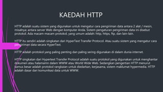 HTTP PROTOCOL | PPT