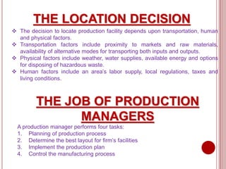 Production and Operations Management | PPT