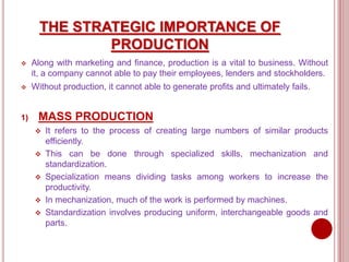 Production and Operations Management | PPT