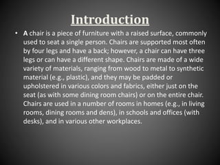 Presentation chair | PPTX