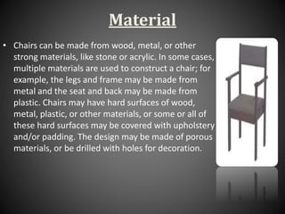 Presentation chair | PPTX