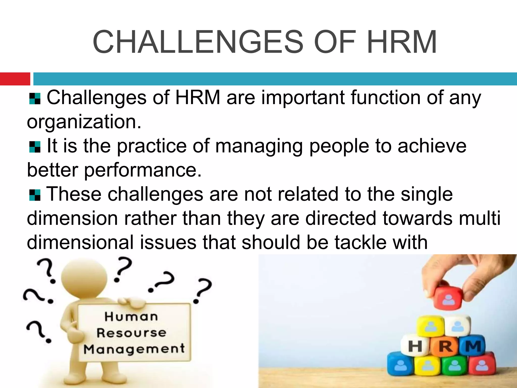 Challenges of HRM | PPTX