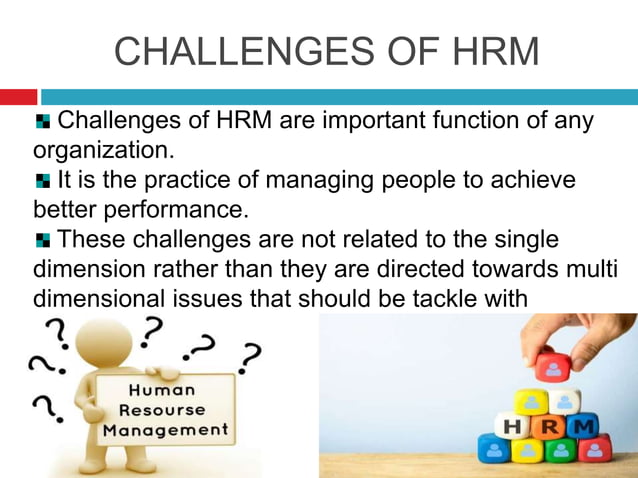 Challenges of HRM | PPTX