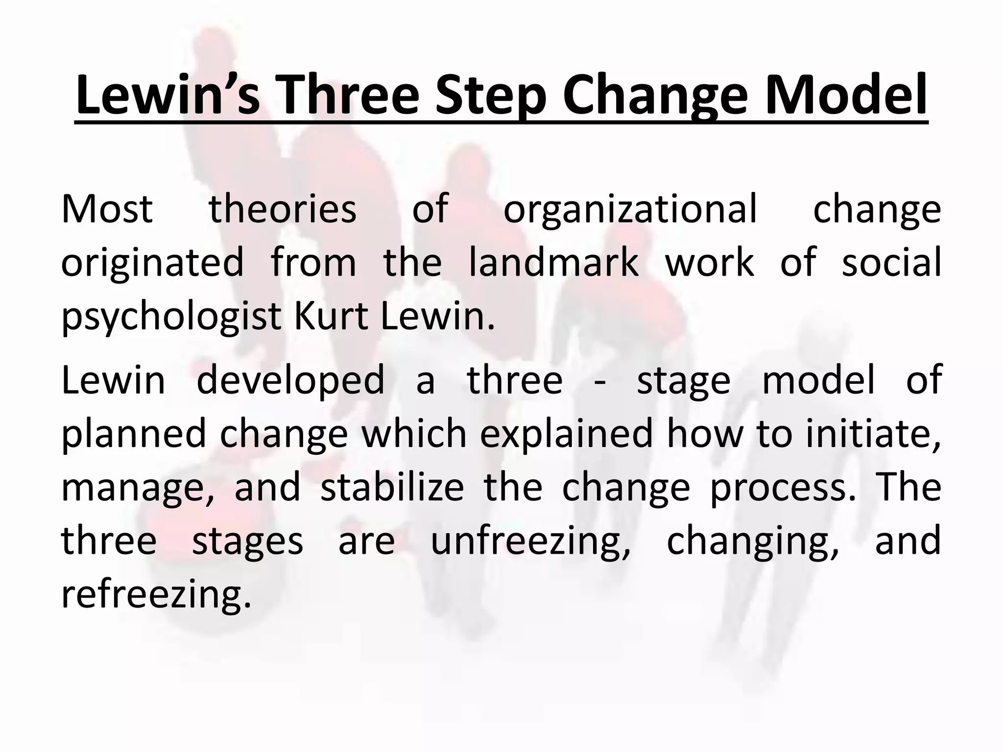 Organizational Change Methods | PPTX