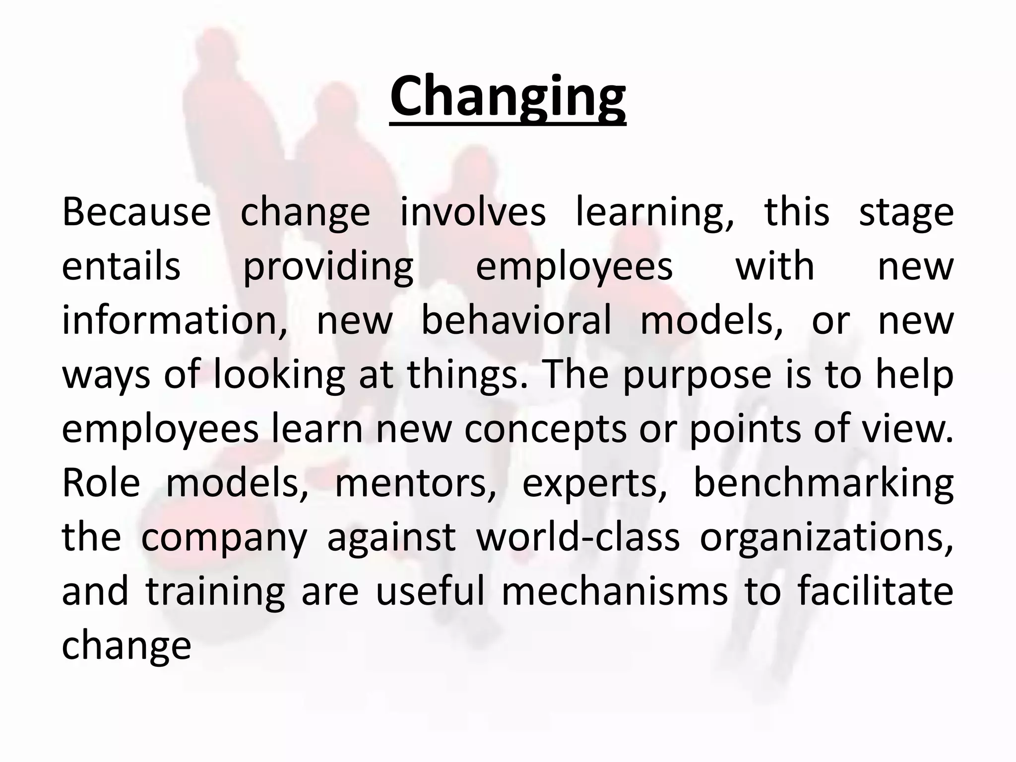 Organizational Change Methods | PPTX