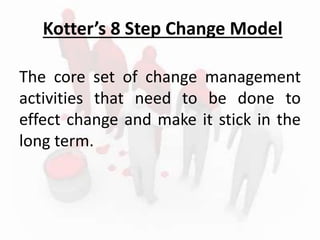 Organizational Change Methods | PPTX