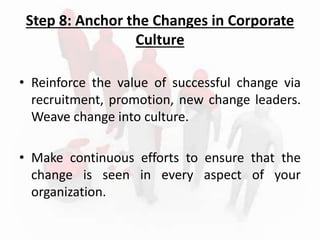 Organizational Change Methods | PPT