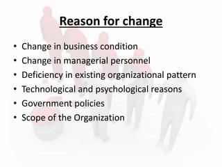Organizational Change Methods | PPTX