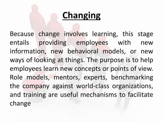 Organizational Change Methods | PPTX