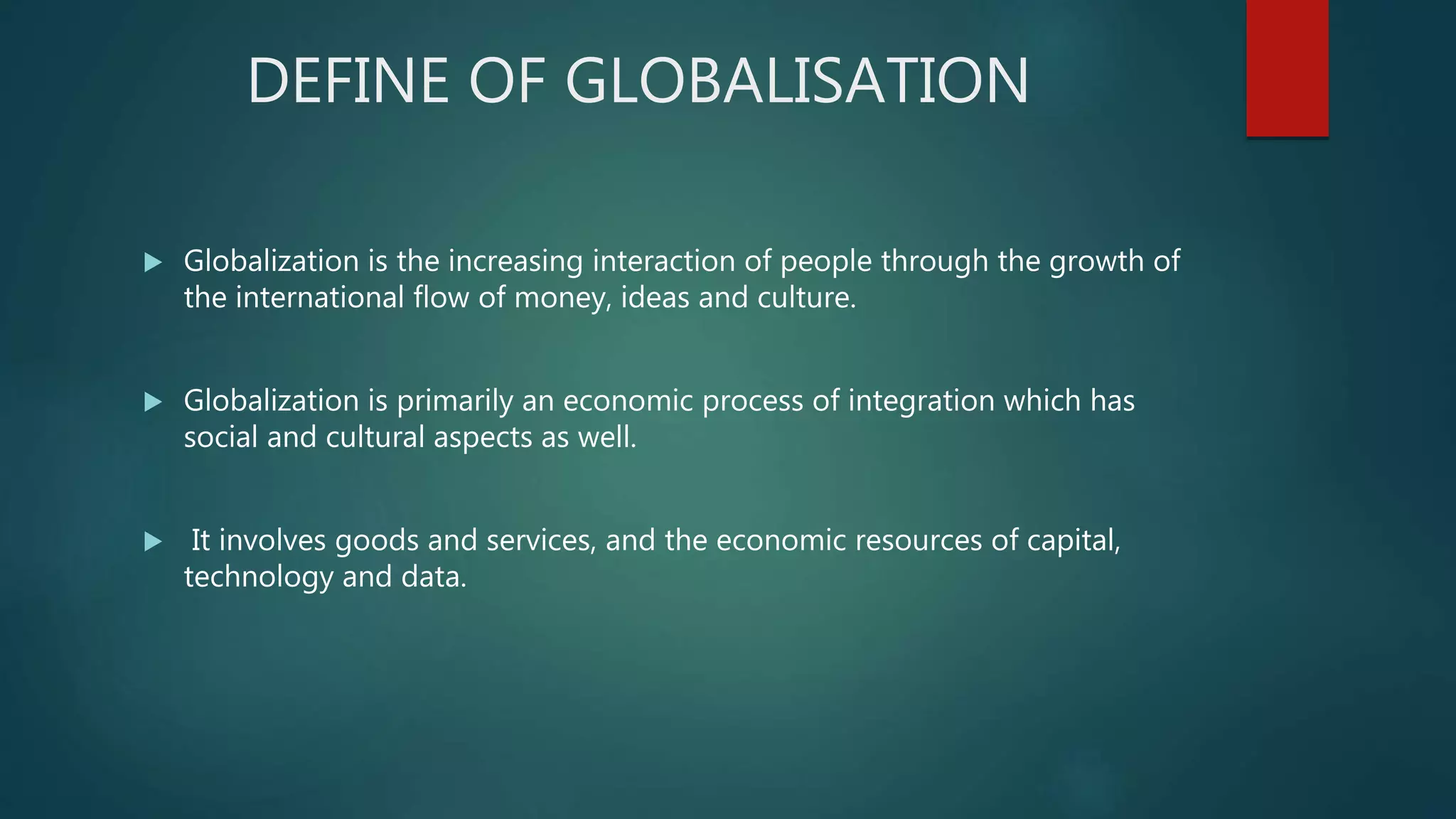 Globalisation and world region | PPT