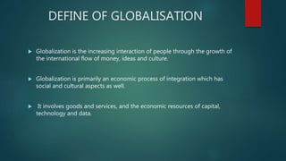 Globalisation and world region | PPT