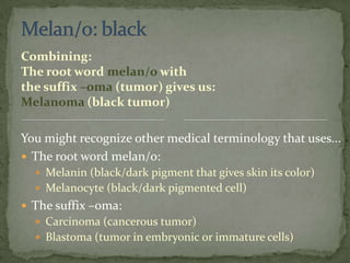 The Integumentary System - Medical Terminology | PPTX