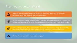 Retreating your writing | PPT