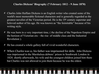 Presentation Charles Dickens | PPT