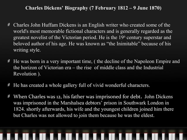 Presentation Charles Dickens | PPT