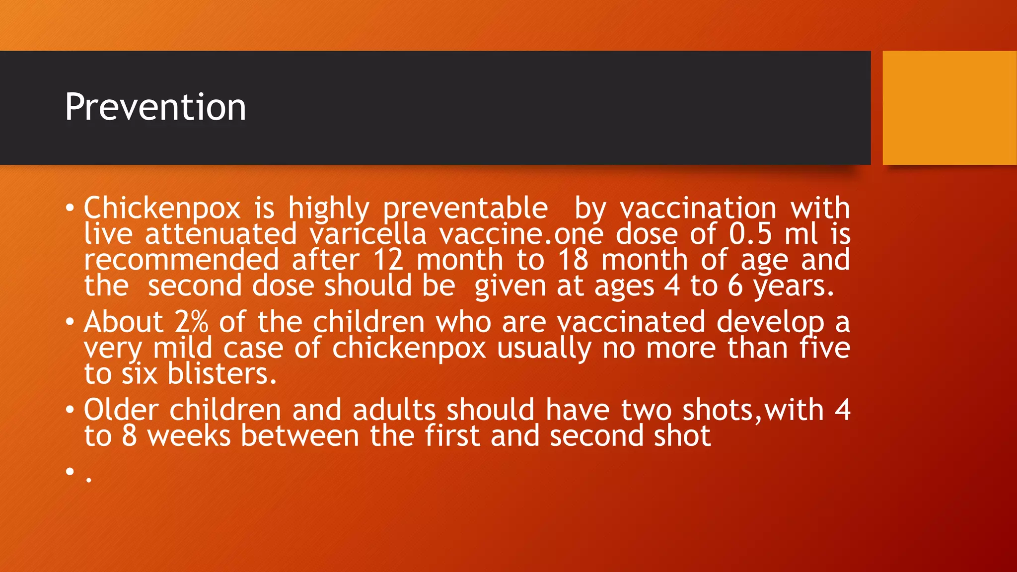 chickenpox presentation | PPTX