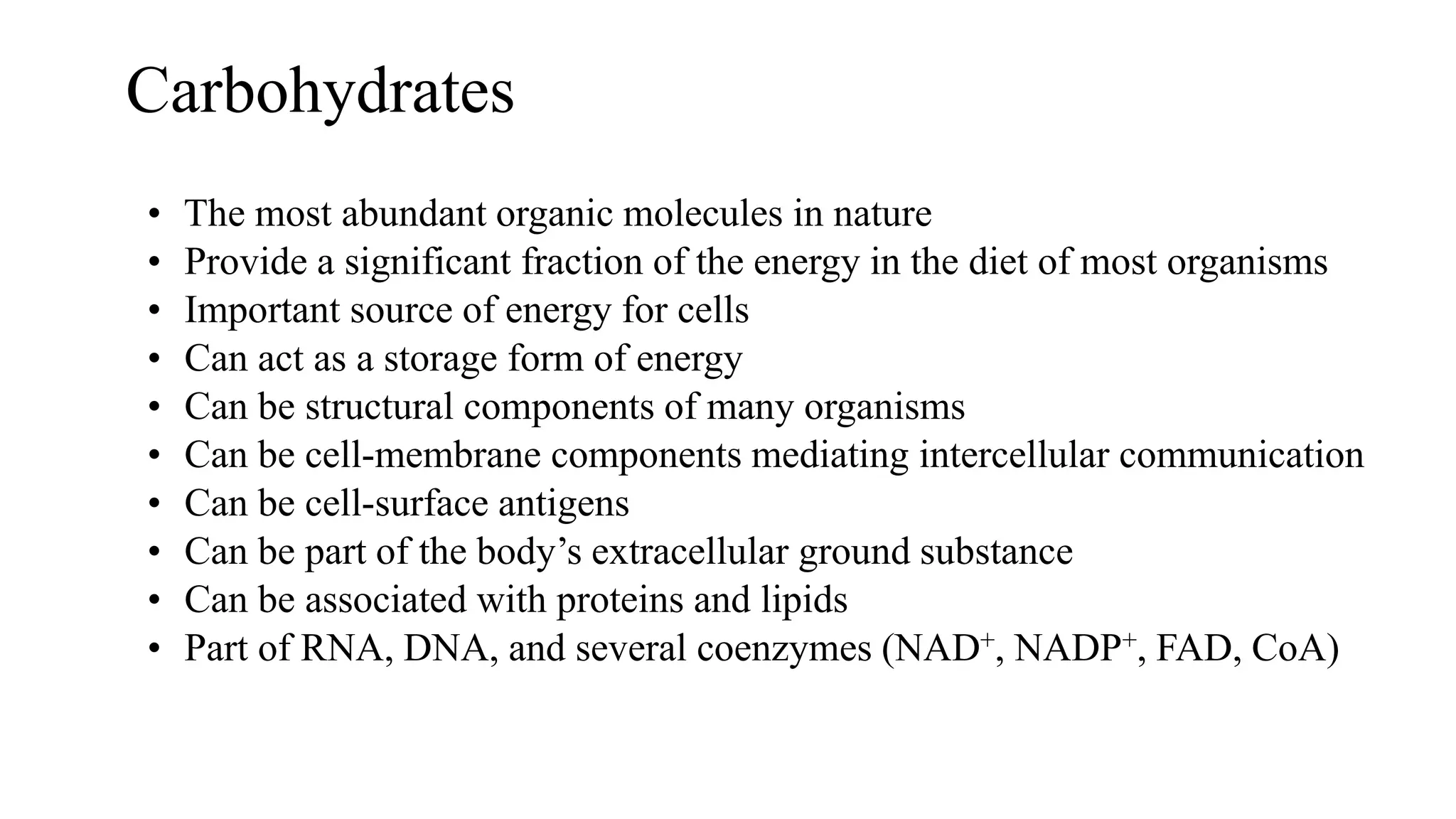 Biochemistry of Carbohydrates | PPTX