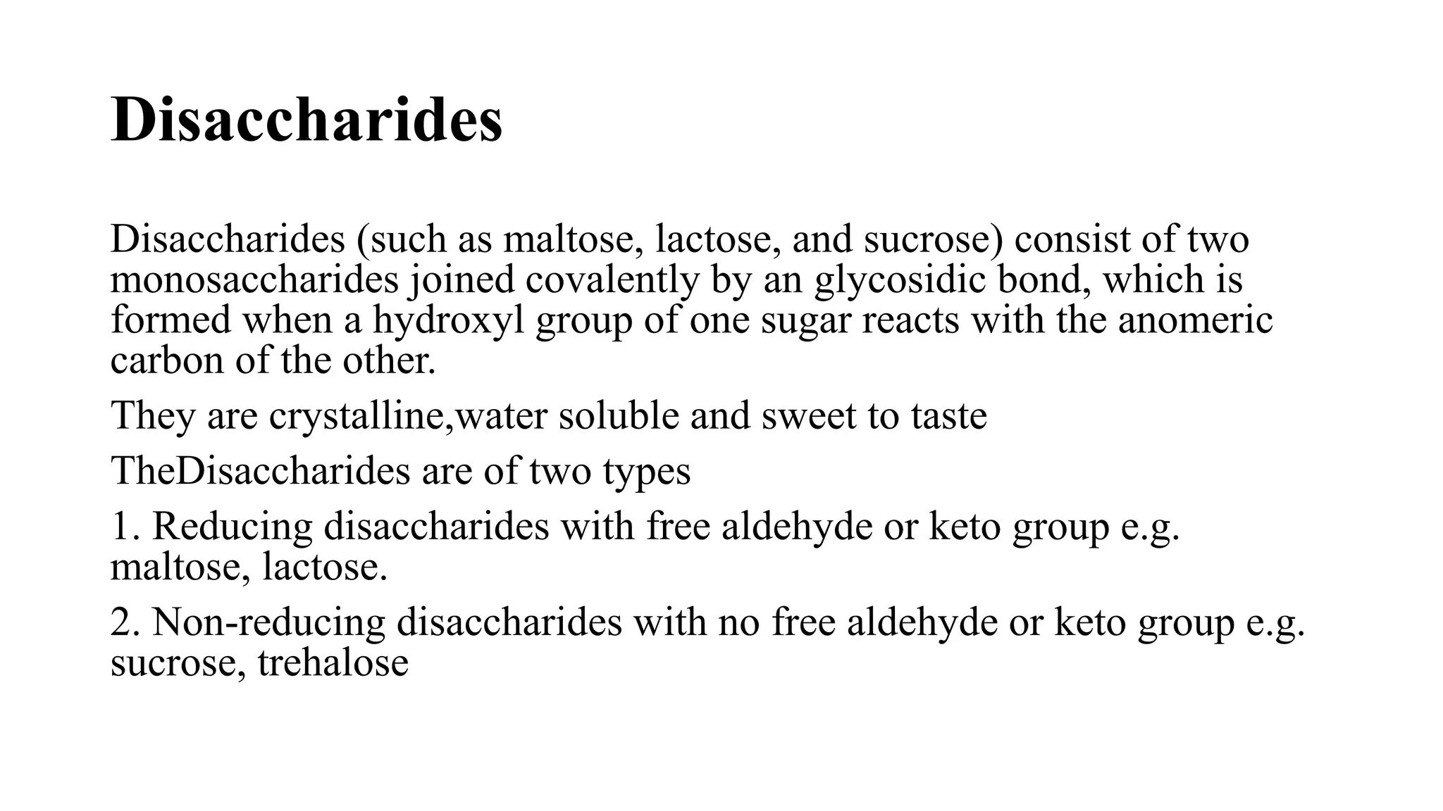 Biochemistry of Carbohydrates | PPTX