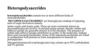 Biochemistry of Carbohydrates | PPTX