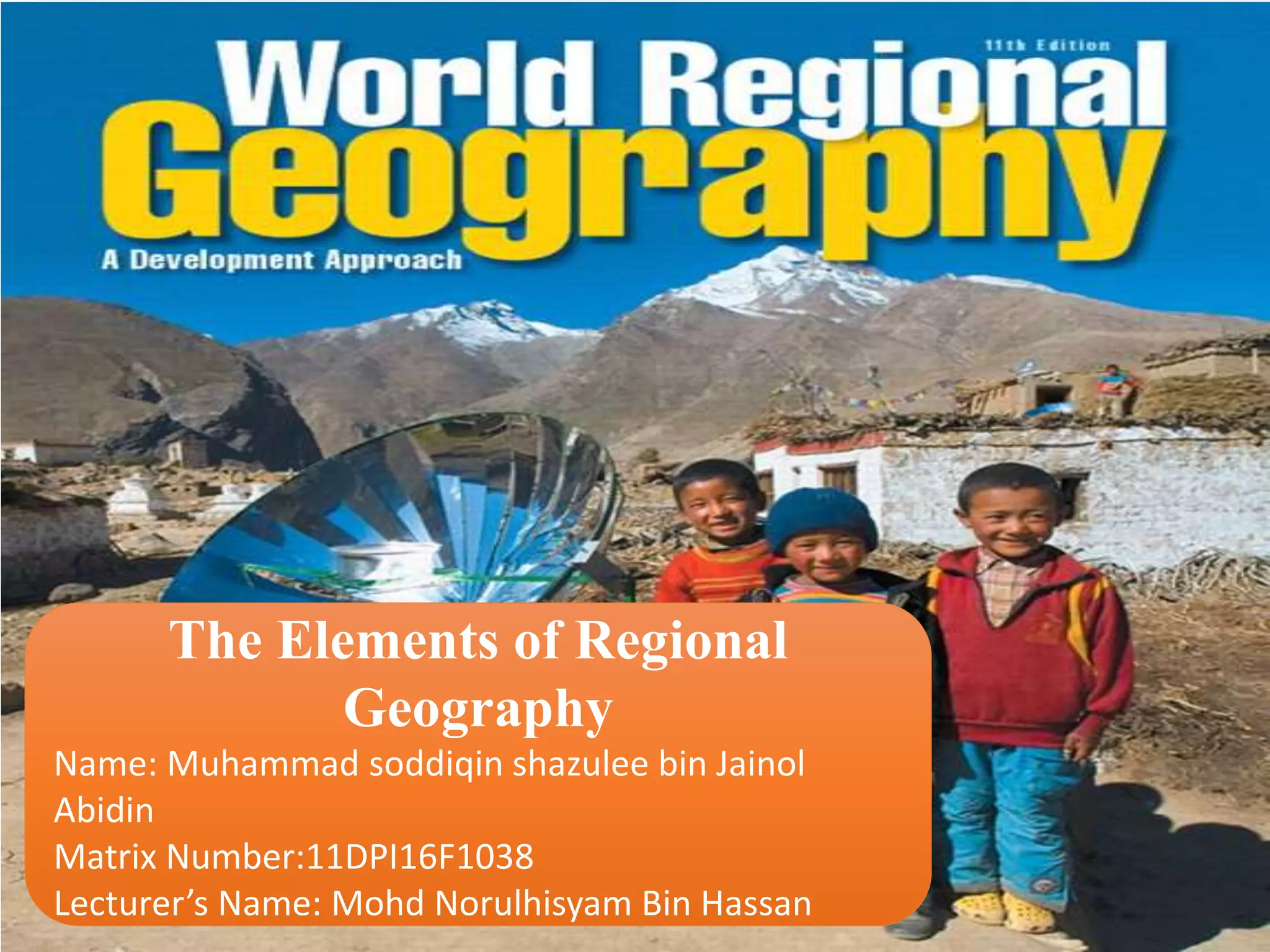world regional geography | PPTX