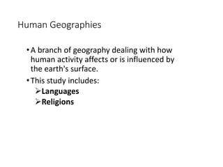 world regional geography | PPTX