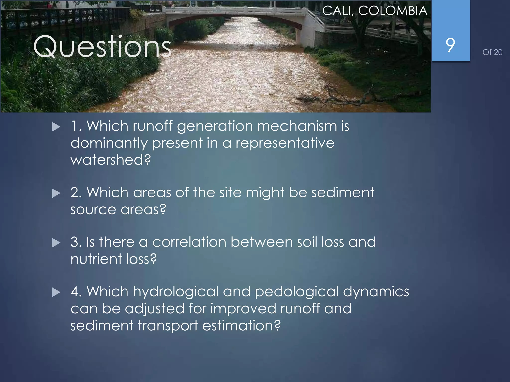 Runoff generation and sediment transport: Do saturated zones play a ...