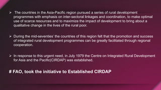 CIRDAP_Centre on Integrated Rural Development for Asia and the Pacific ...