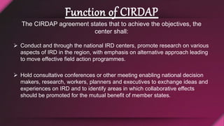 CIRDAP_Centre on Integrated Rural Development for Asia and the Pacific ...