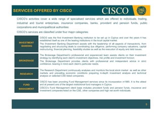 CISCO Investment Banking | PDF