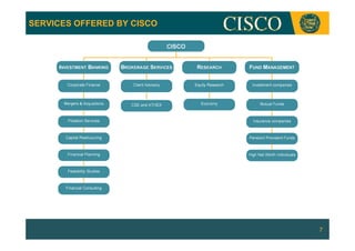 CISCO Investment Banking | PDF