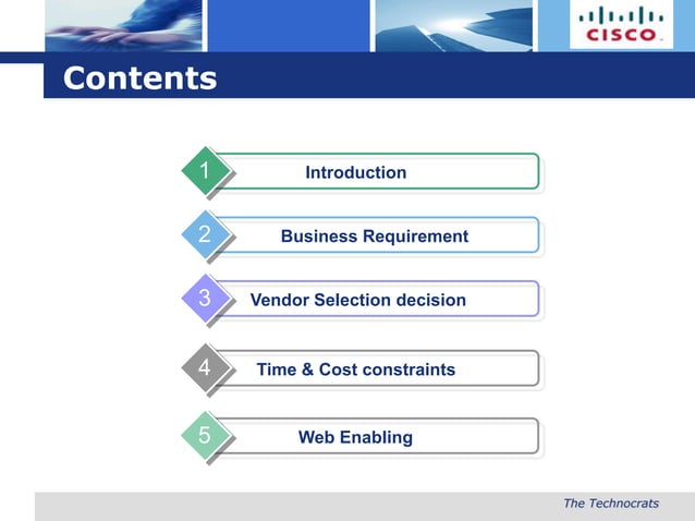 CISCO presentation | PPT
