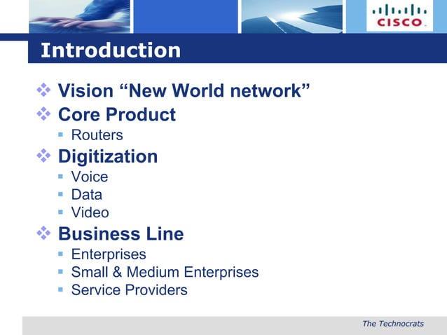 CISCO presentation | PPT