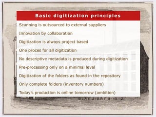 Digitization based on principles from the world of industry | PPTX