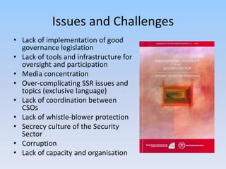 Governance Role of Civil Society in SSR | PPT