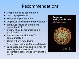 Governance Role of Civil Society in SSR | PPT