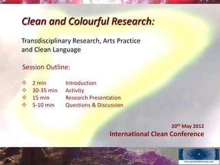 Clean and Colourful Research | PPTX