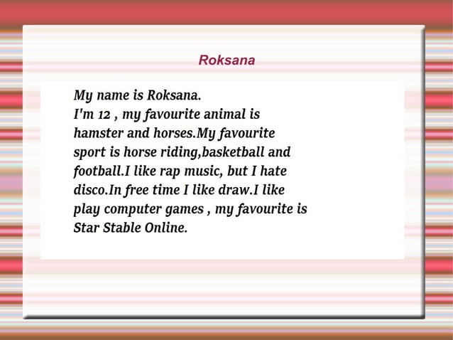 Presentation class 6c from gdansk | PPT