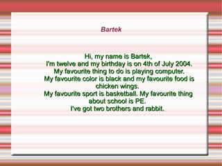 Presentation class 6c from gdansk | PDF