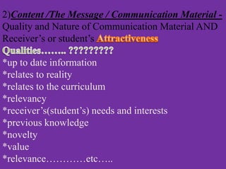 Presentation classroom communication | PPTX