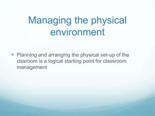 Presentation classroom management | PPTX