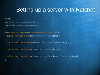 WebSockets with PHP: Mission impossible | PPT