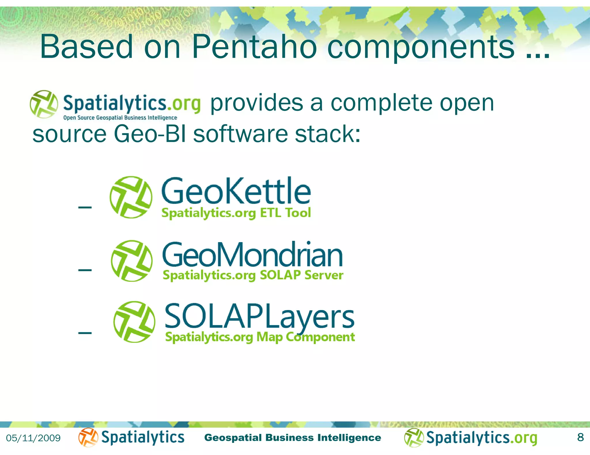 Open Source Geospatial Business Intelligence (Geo-BI) | PDF | Databases | Computer Software and ...