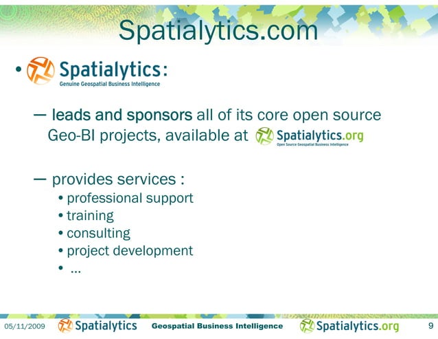 Open Source Geospatial Business Intelligence (Geo-BI) | PDF | Databases | Computer Software and ...