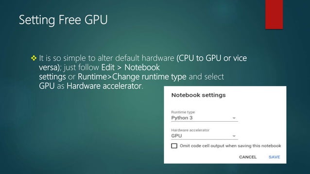Introduction to using google colab | PPTX | Computing | Technology ...