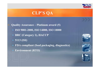 Presentation clp | PDF | Grocery Shopping | Shopping