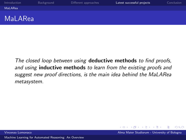 Machine Learning for Automated Reasoning: An Overview | PPT