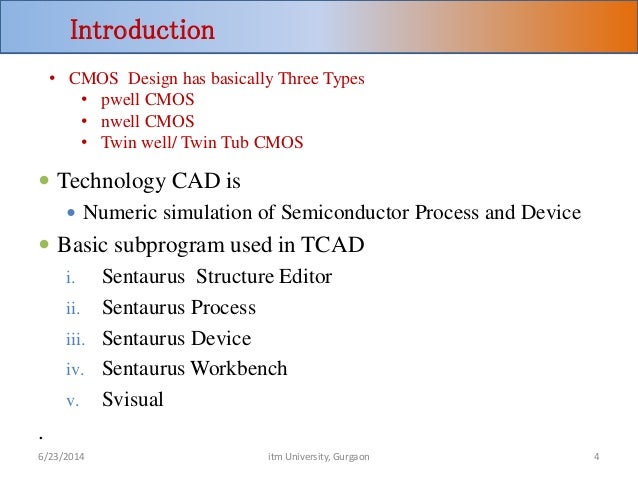 twin well cmos fabrication steps using Synopsys TCAD